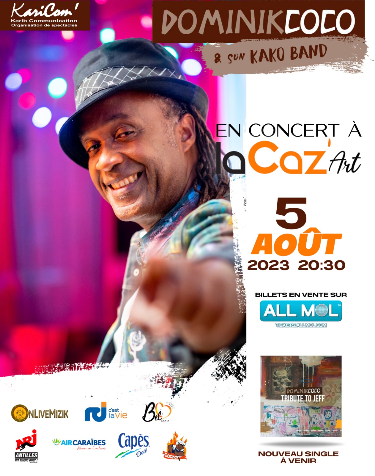 971 - 05/08 - Dominik COCO & Son Kako Band @ La Caz Art - CONCERTS
